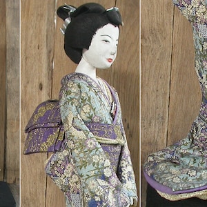 Rare!! Washi Paper Doll, Japanese Paper Art, the Art of Washi Ningyo ...