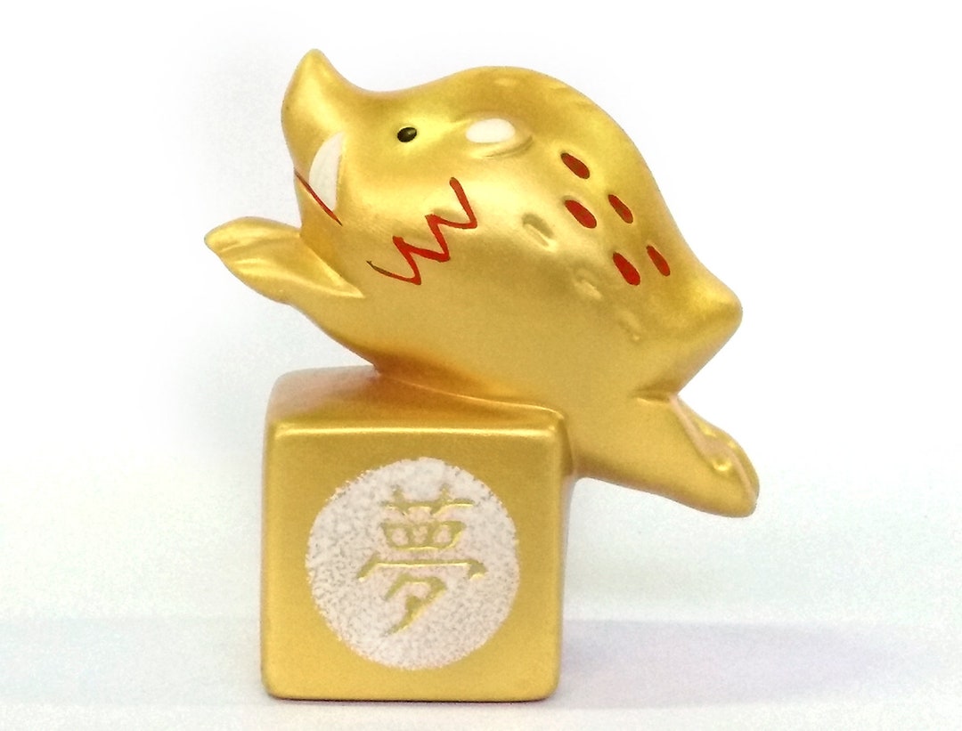 Inoshishi, Boar Doll, Japanese Vintage Ceramic Doll, Pig Doll, Brave ...