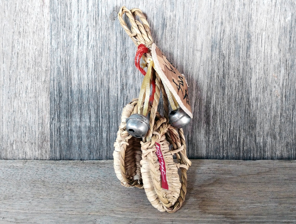Japanese Waraji Straw Sandals and Straw Kasa Hat Natural Rope - Etsy