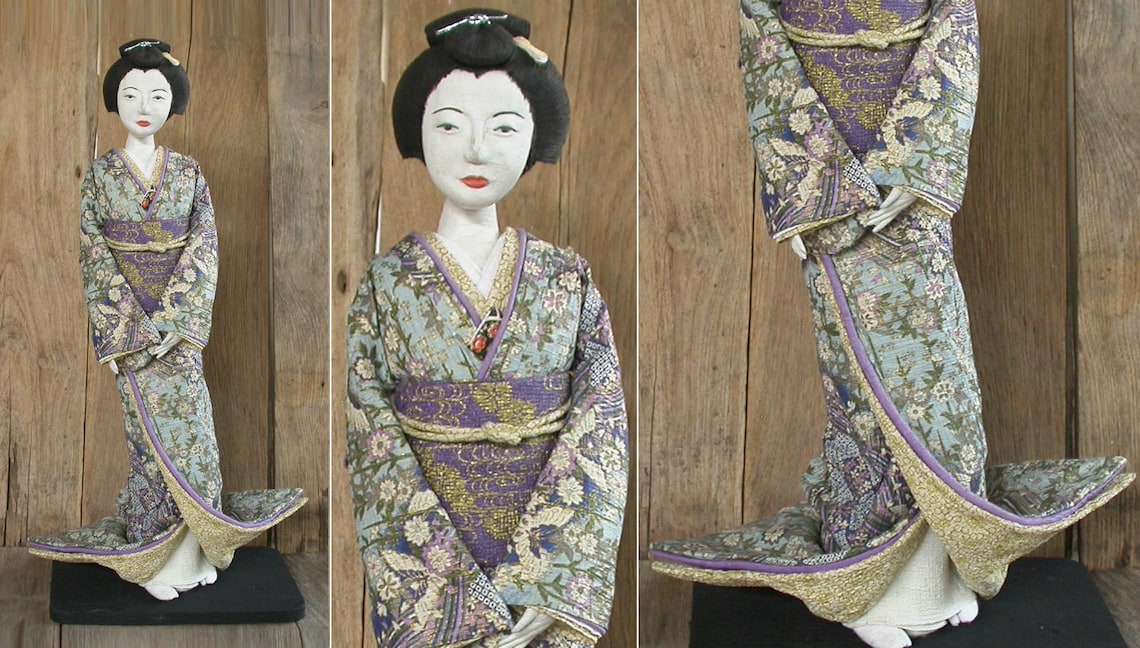 Rare Washi Paper Doll Japanese Paper Art the Art of Washi - Etsy
