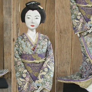 Rare!! Washi Paper Doll, Japanese Paper Art, the Art of Washi Ningyo ...