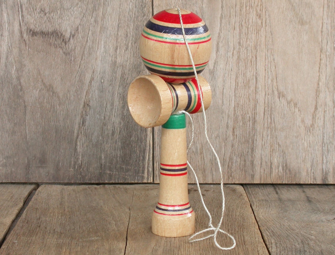 Japanese Kendama Japanese Wooden Toys Sword and Ball - Etsy