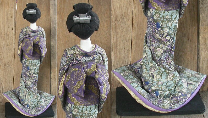 Rare!! Washi Paper Doll, Japanese Paper Art, the Art of Washi Ningyo ...