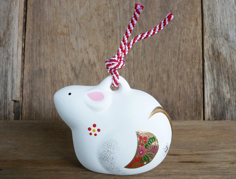 Bell Rat Nezumi Bell Dorei Bell Rat Japanese Ceramic Bell - Etsy