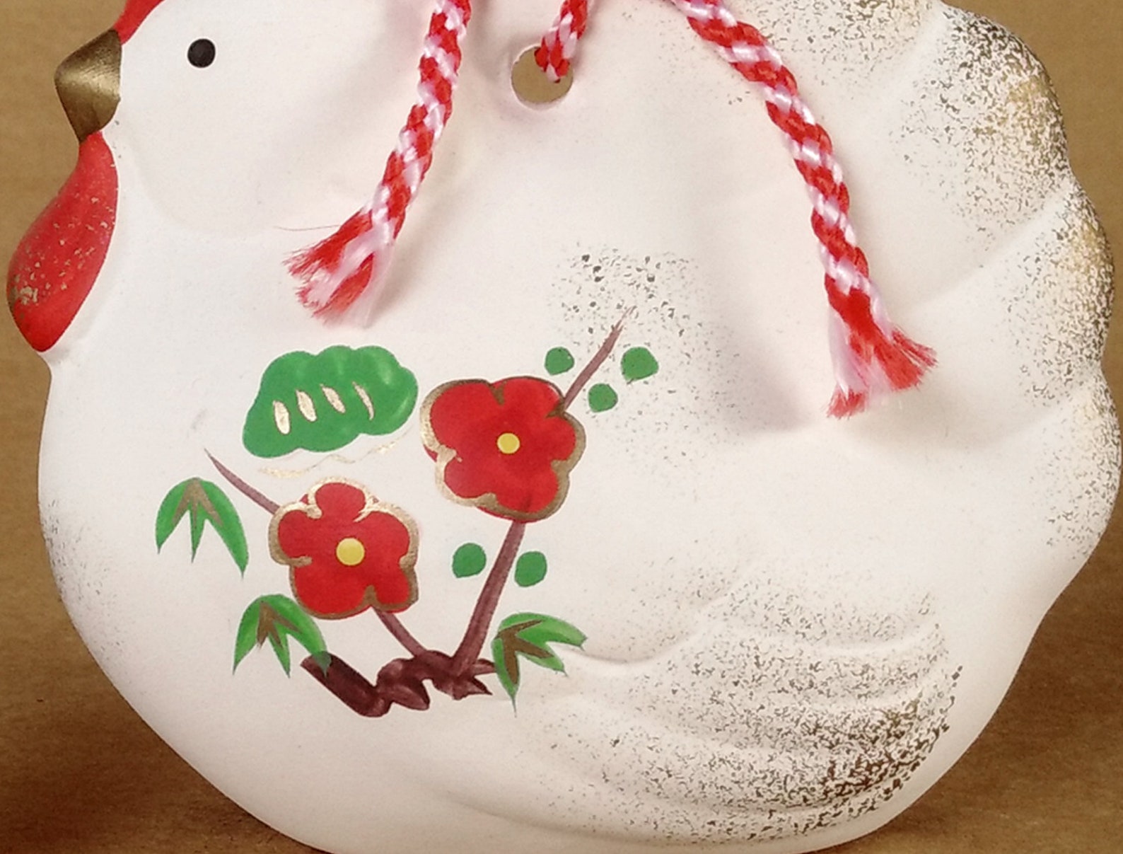 Tori Dorei Bell, Rooster Bell, Rooster Doll, Japanese Ceramic Bell ...