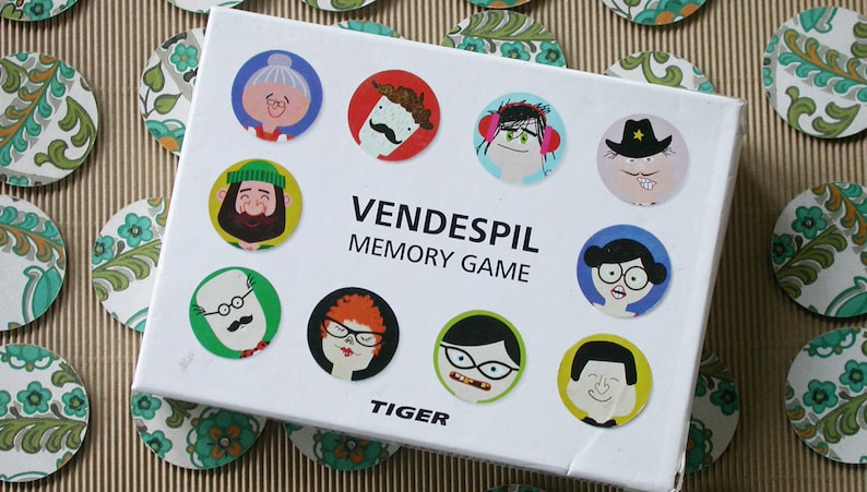 VENDESPIL Memory Matching Game Classic Toy Classic Game for | Etsy