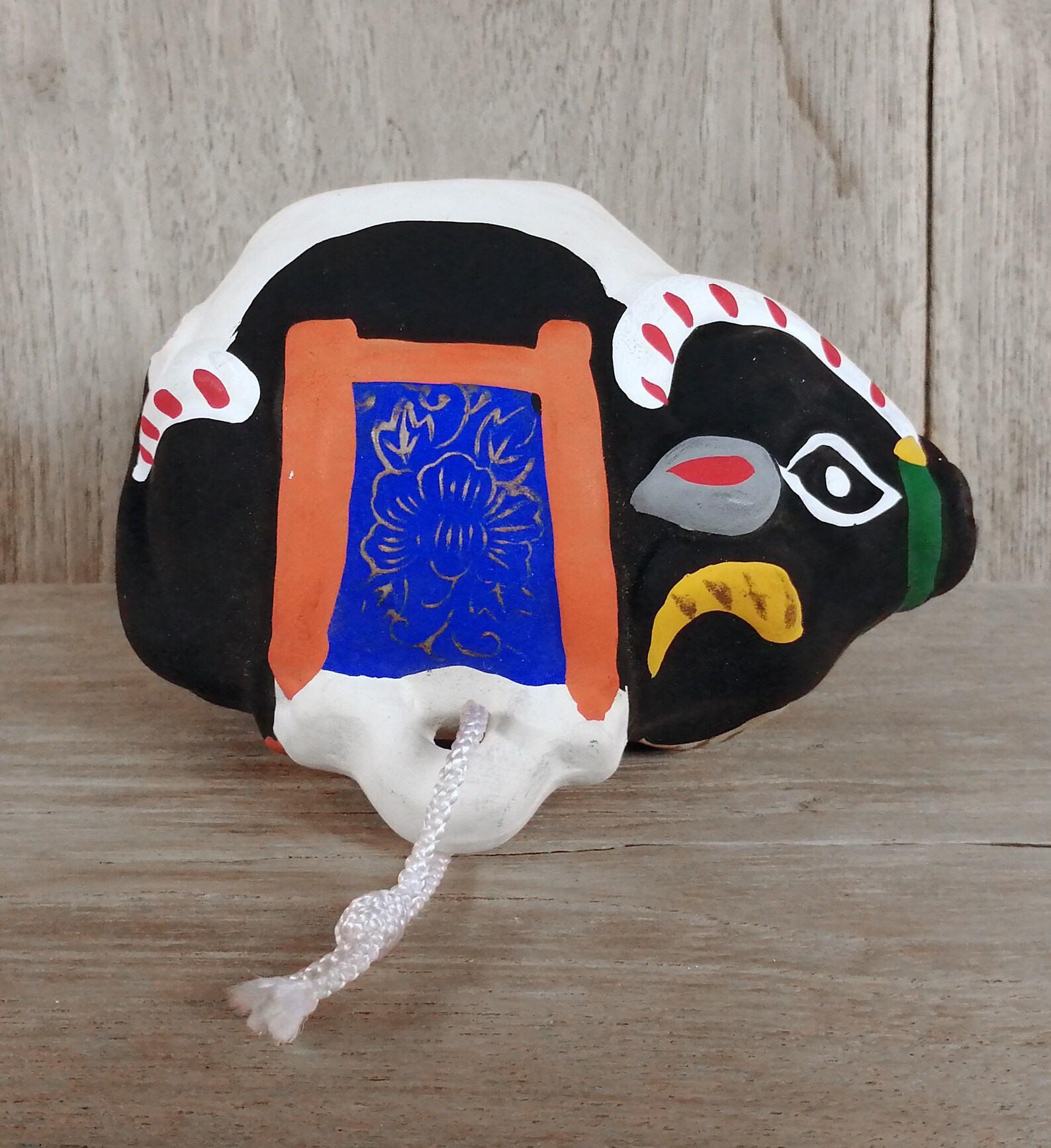 Vintage Japanese Ushi Dorei Clay Bell – Zodiac Ox Ceramic Bell Tall 4 ...