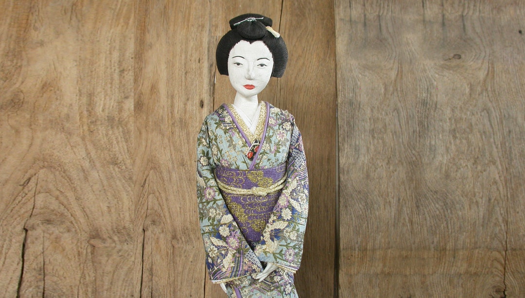 Rare Washi Paper Doll, Japanese Paper Art, the Art of Washi Ningyo ...