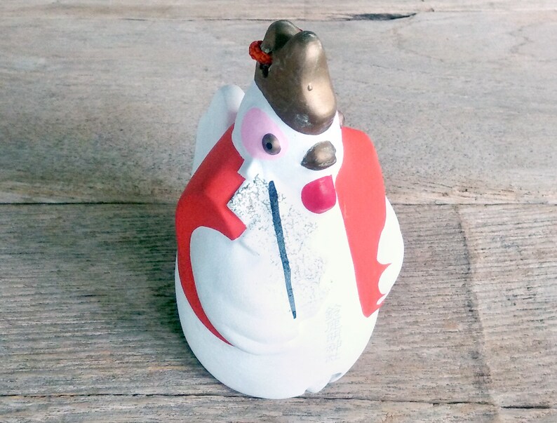 Rooster Bell Vintage Dorei Bell Japanese Ceramic Bell Symbolic of ...