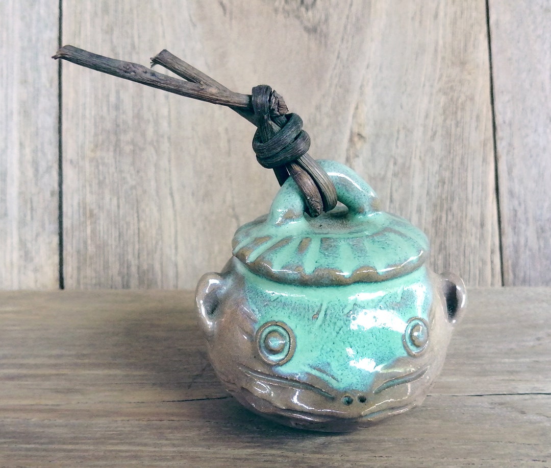 Kappa, Japanese Ceramic Bell, Cute River Boy Sprite, Good Fortune ...