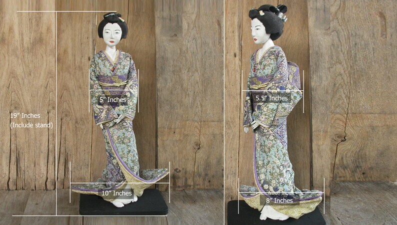 Rare!! Washi Paper Doll, Japanese Paper Art, the Art of Washi Ningyo ...