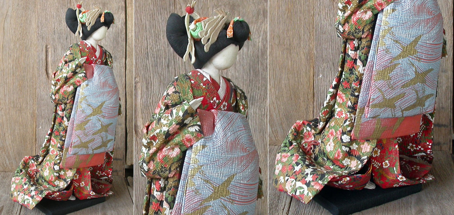 Rare!! Japanese Paper Art, the Art of Washi Ningyo, Washi Paper Doll ...