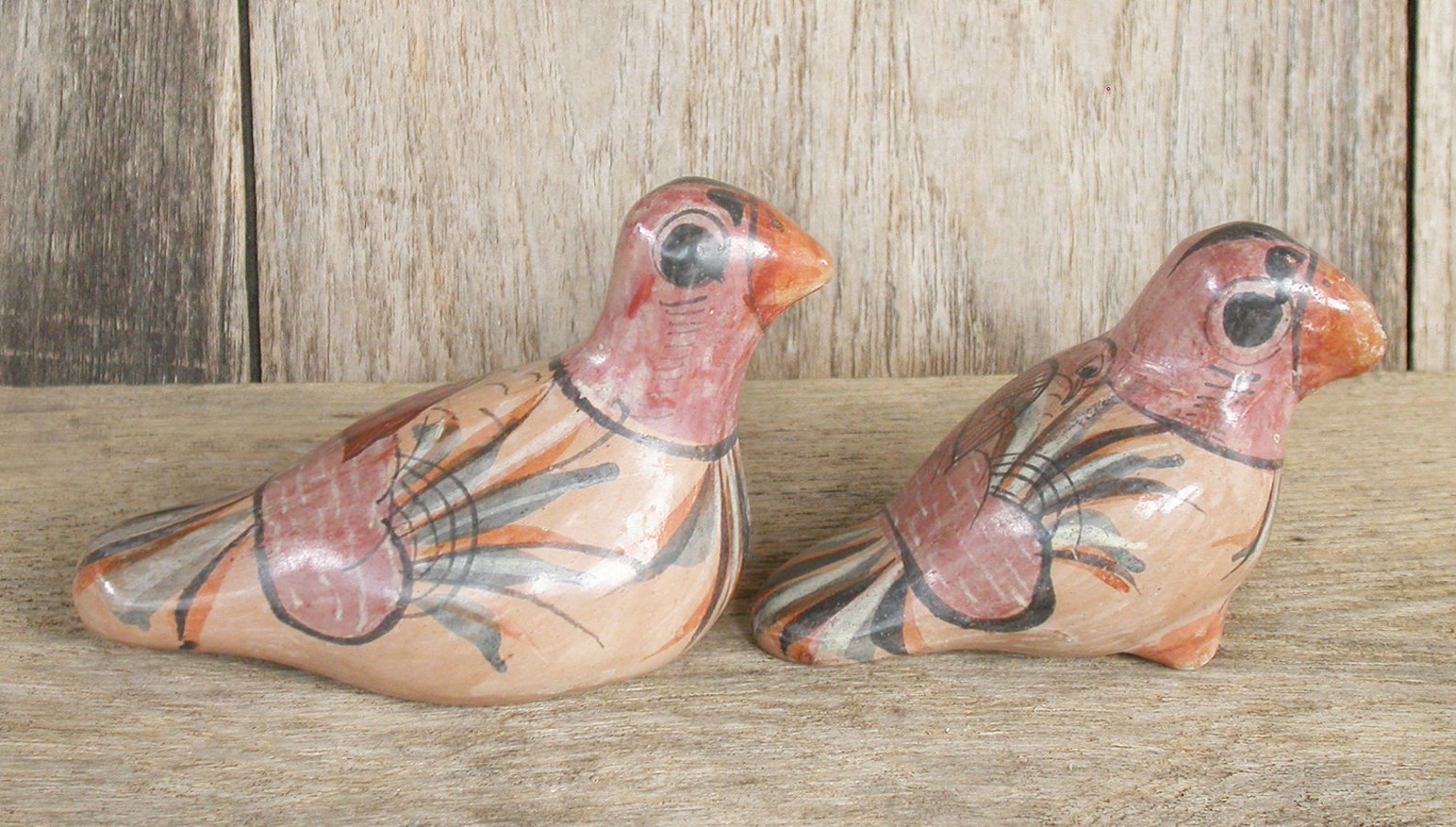 Japanese Ceramics Ceramic Bird Set of Small 2 Ceramic Birds - Etsy