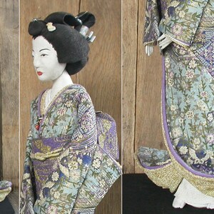 Rare!! Washi Paper Doll, Japanese Paper Art, the Art of Washi Ningyo ...