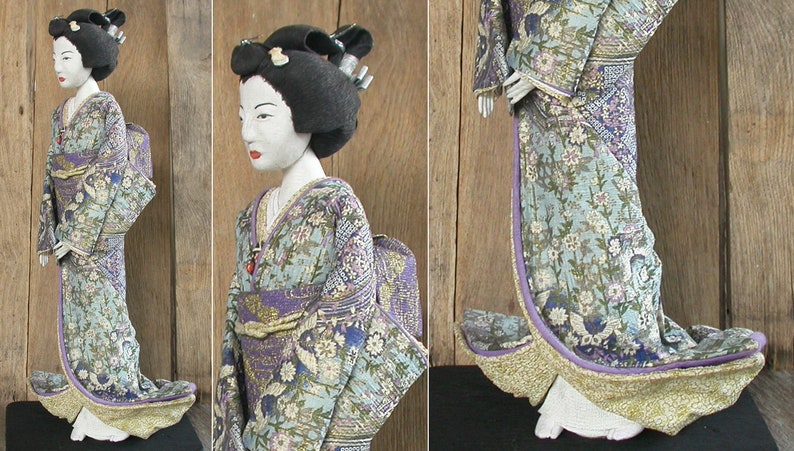 Rare!! Washi Paper Doll, Japanese Paper Art, the Art of Washi Ningyo ...