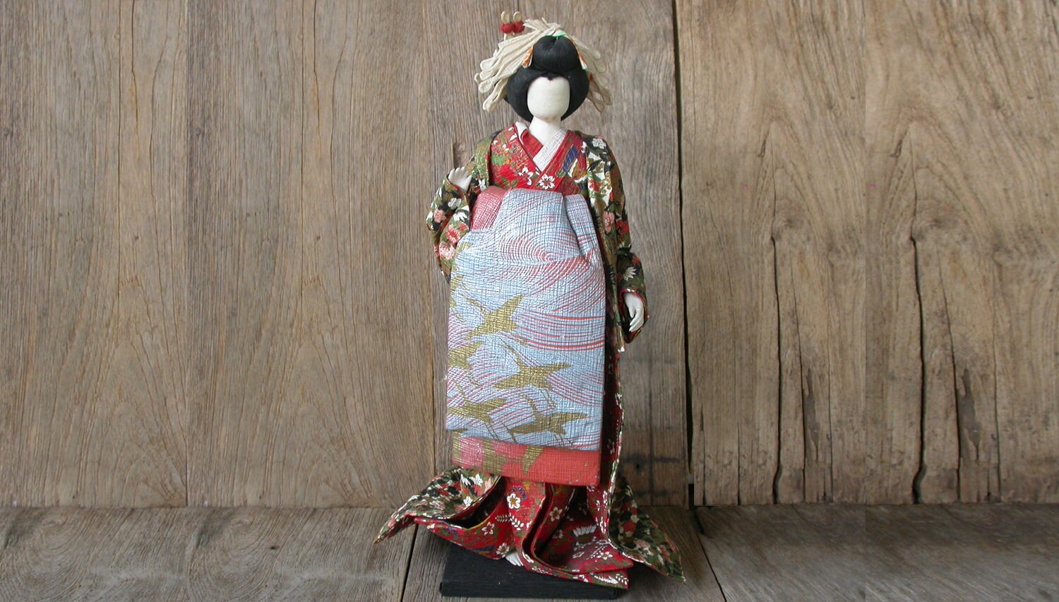 Rare!! Japanese Paper Art, the Art of Washi Ningyo, Washi Paper Doll ...