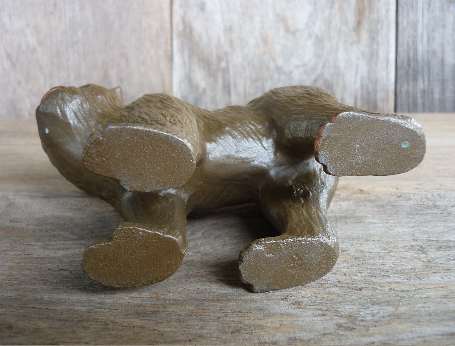 Monkey Sculpture Solid Metal Monkey Figurines Brown Monkey | Etsy