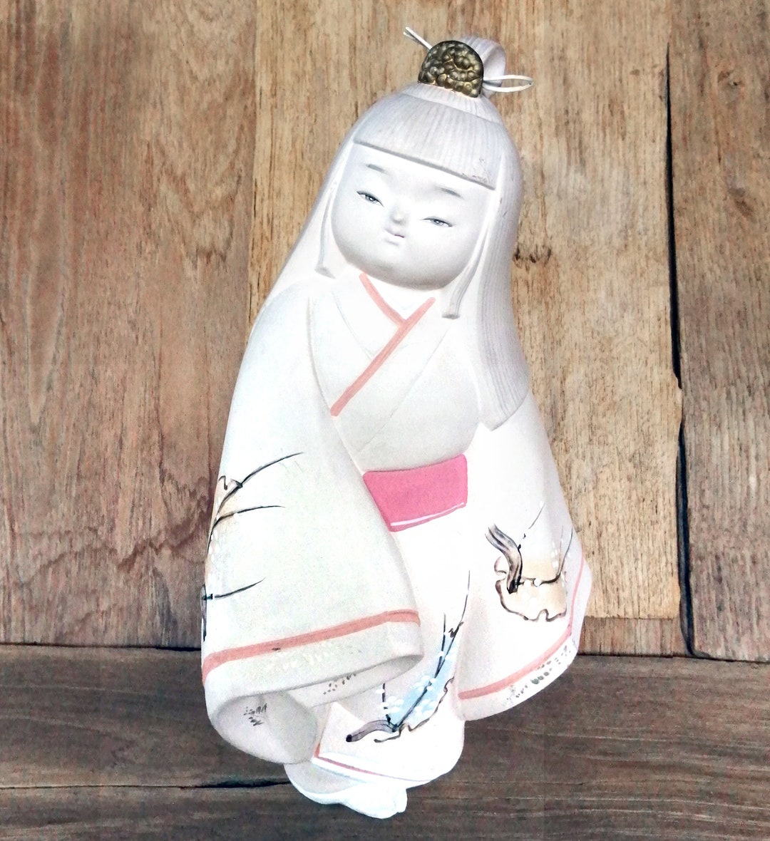 Hakata Ningyo, Japanese Traditional Ceramic Vintage Doll, Japanese ...
