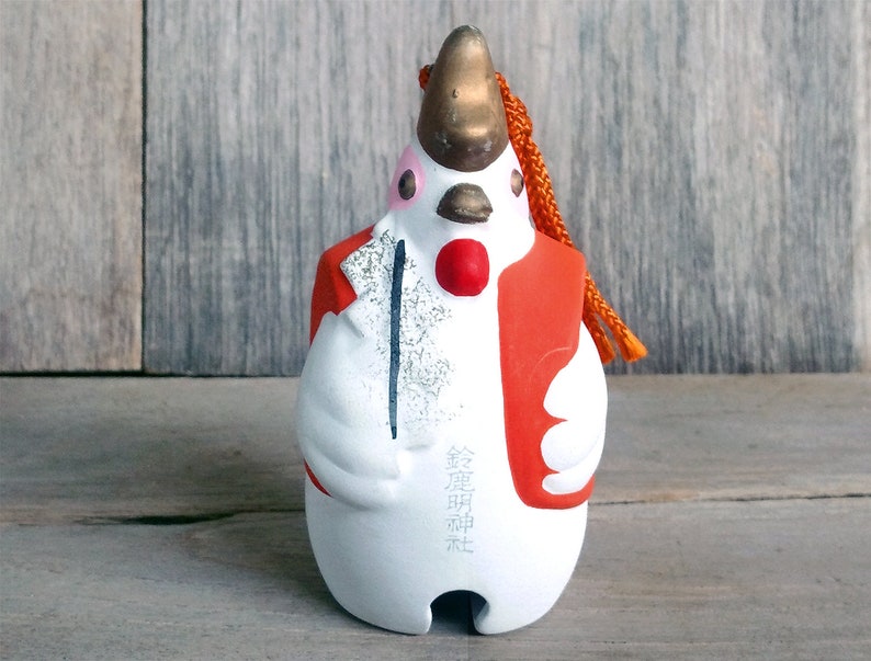 Rooster Bell Vintage Dorei Bell Japanese Ceramic Bell Symbolic of ...
