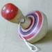 Spinning Tops, Old Japanese Wooden Toy, Koma, Wooden Top, Japan Unique ...