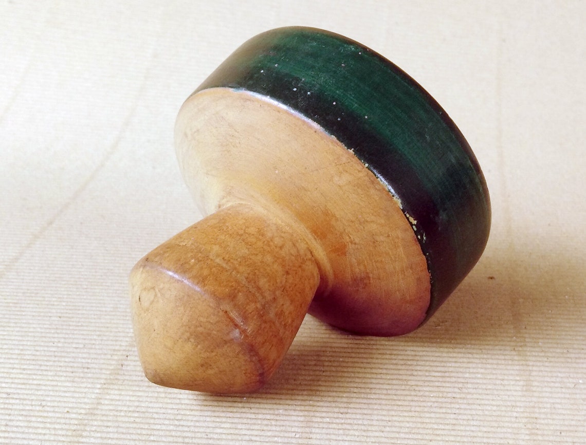 Spinning Tops, Old Japanese Wooden Toy, Koma, Wooden Top, Japan Unique ...