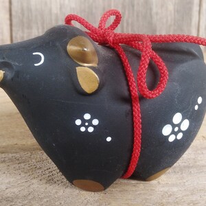 Ox Bell, Dorei Ushi Bell, Japanese Ceramic Bell, Vintage Bell, Lucky ...
