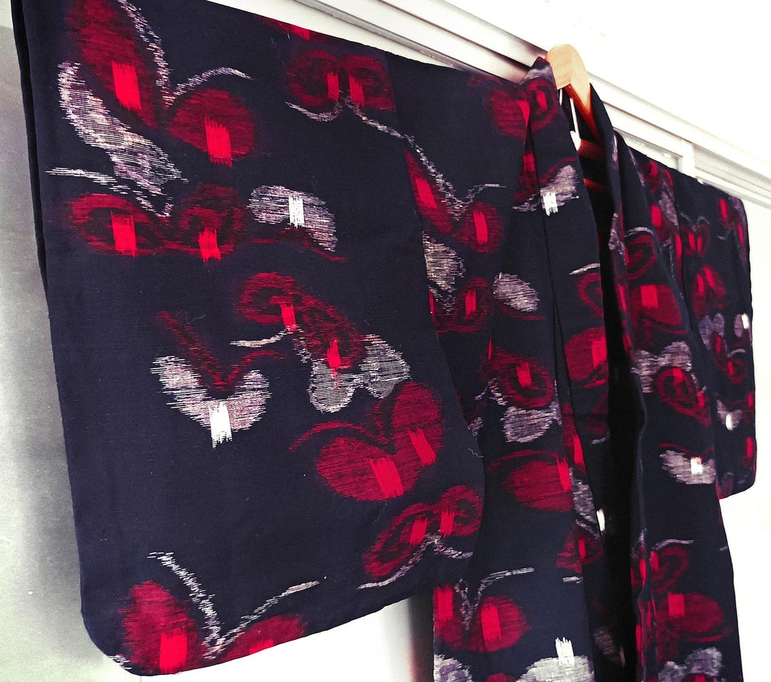 Vintage Japanese Yukata, Summer Robe, Japanese Kimono, Yukata, Kimono ...