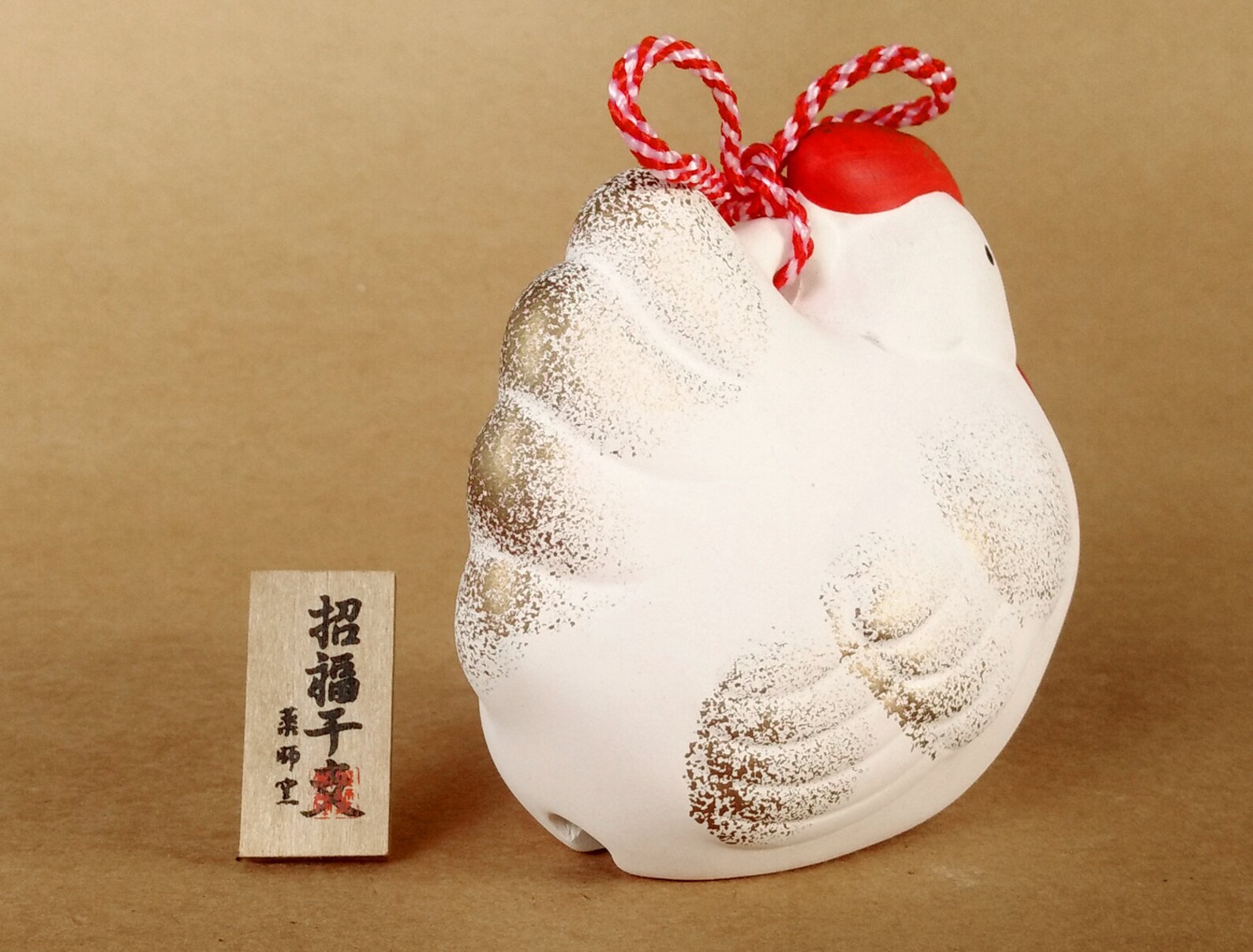 Tori Dorei Bell, Rooster Bell, Rooster Doll, Japanese Ceramic Bell ...