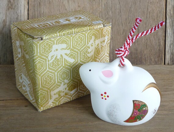 Bell Rat Nezumi Bell Dorei Bell Rat Japanese Ceramic Bell | Etsy