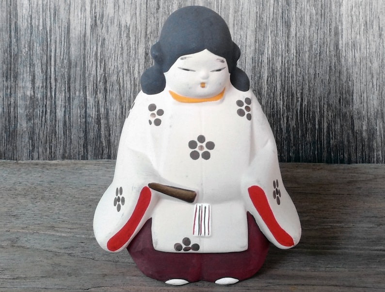 Japanese Ceramic Dorei Bell Japanese Bell Girl Doll Wears - Etsy