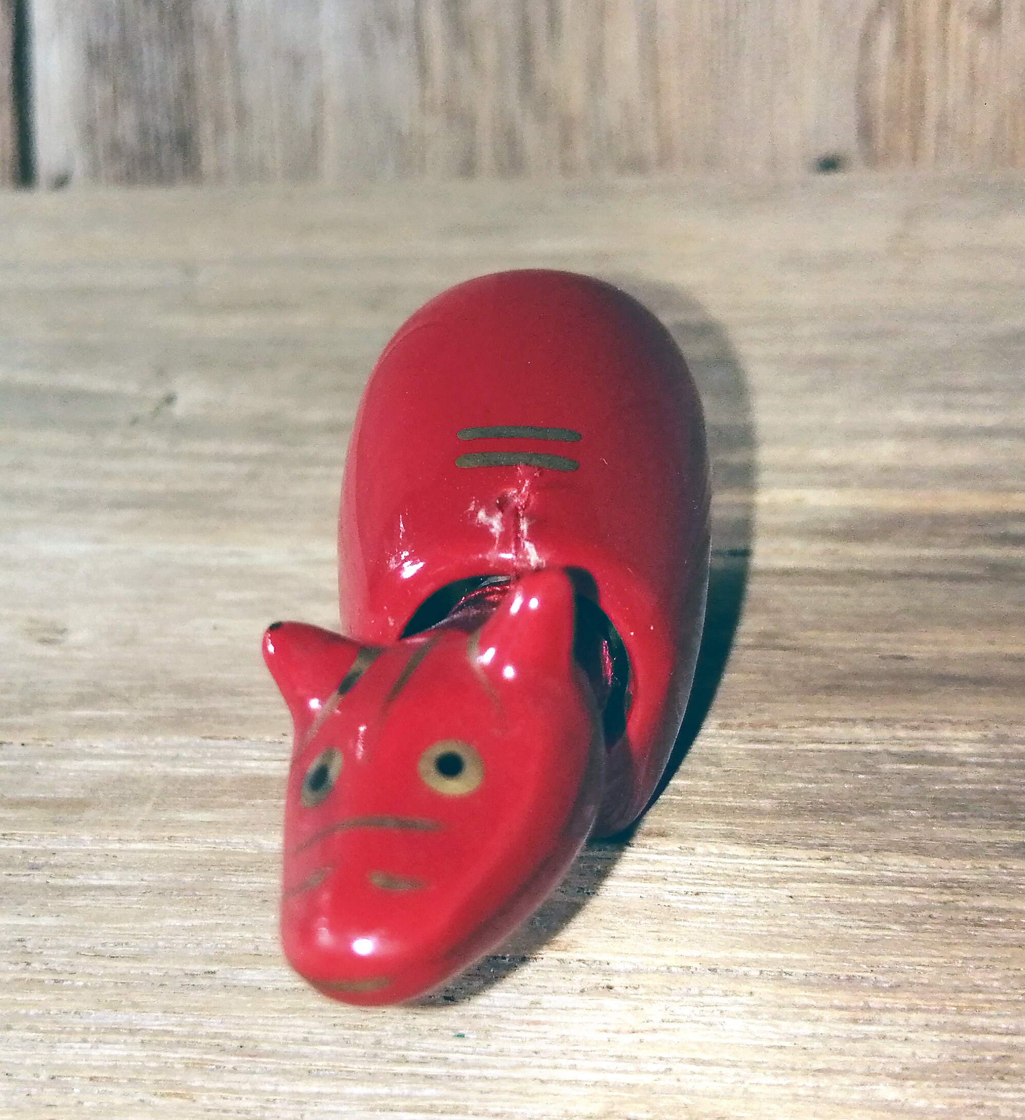 Akabeko, Cow of Aizu, Ox Doll,japanese Nodding Doll, Toy, Wooden Doll ...