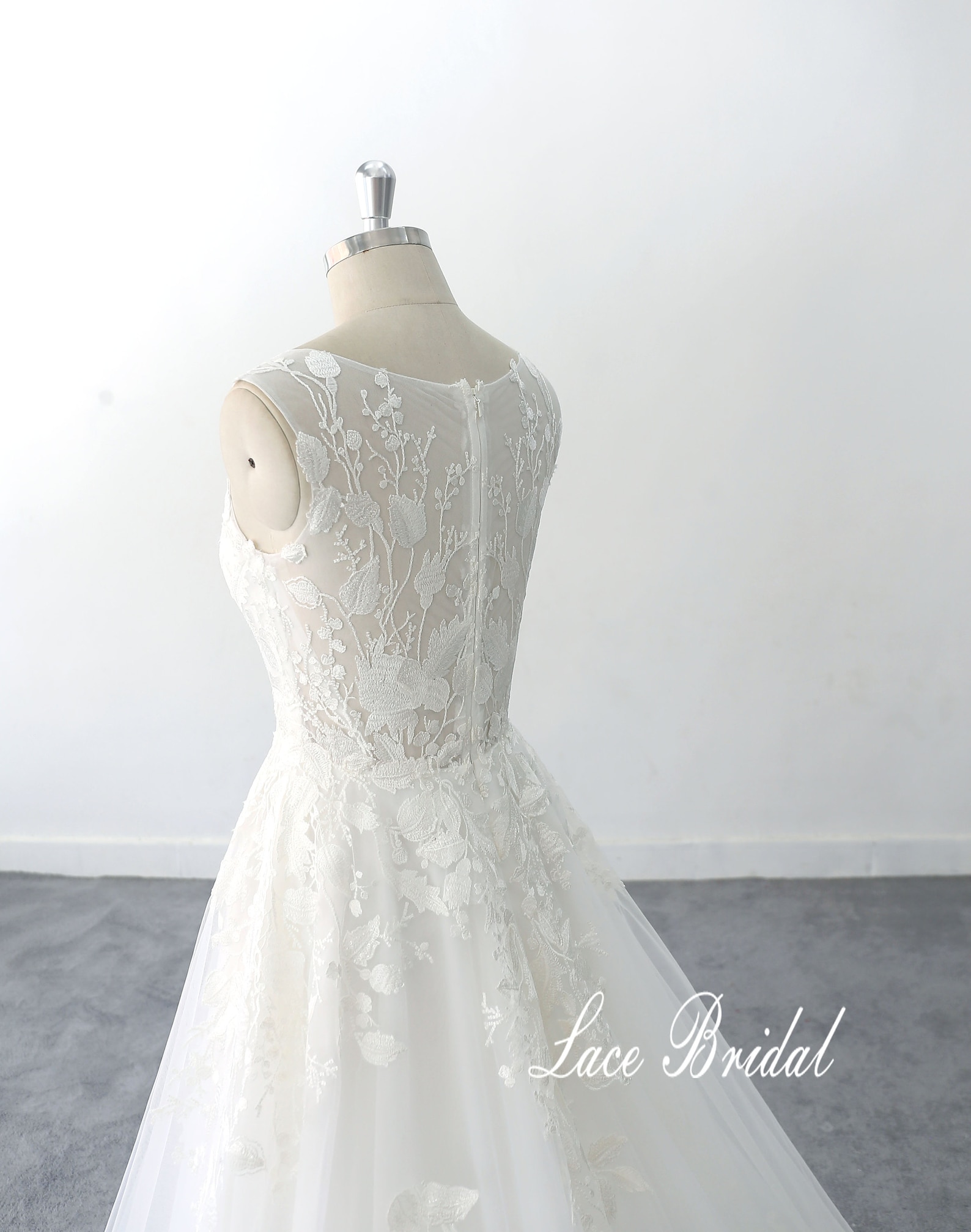 Custom Made A-line Tulle Lace Wedding Dress Cathedral Wedding - Etsy