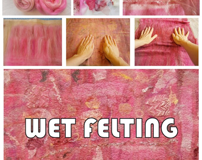 Wet Felting Tutorial Step by Step Guide E-book Instant Download - Etsy