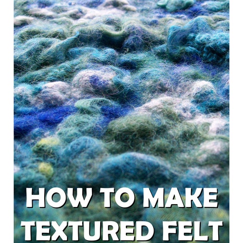 Wet Felting TUTORIAL How to Make Large Hole Felt Beads - Etsy
