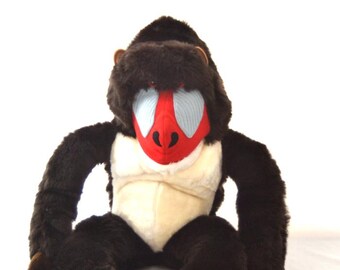 Baboon Hand Puppet - Etsy