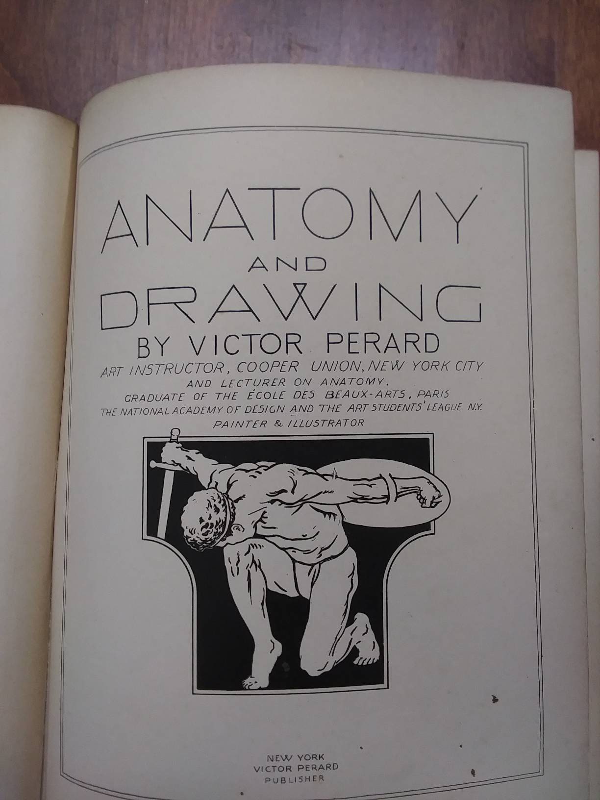 Anatomy an Drawing by Victor Perard 1928 - Etsy UK