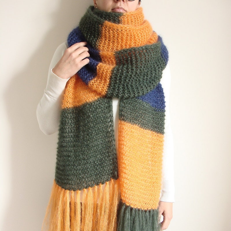 Color Block Knit - Etsy