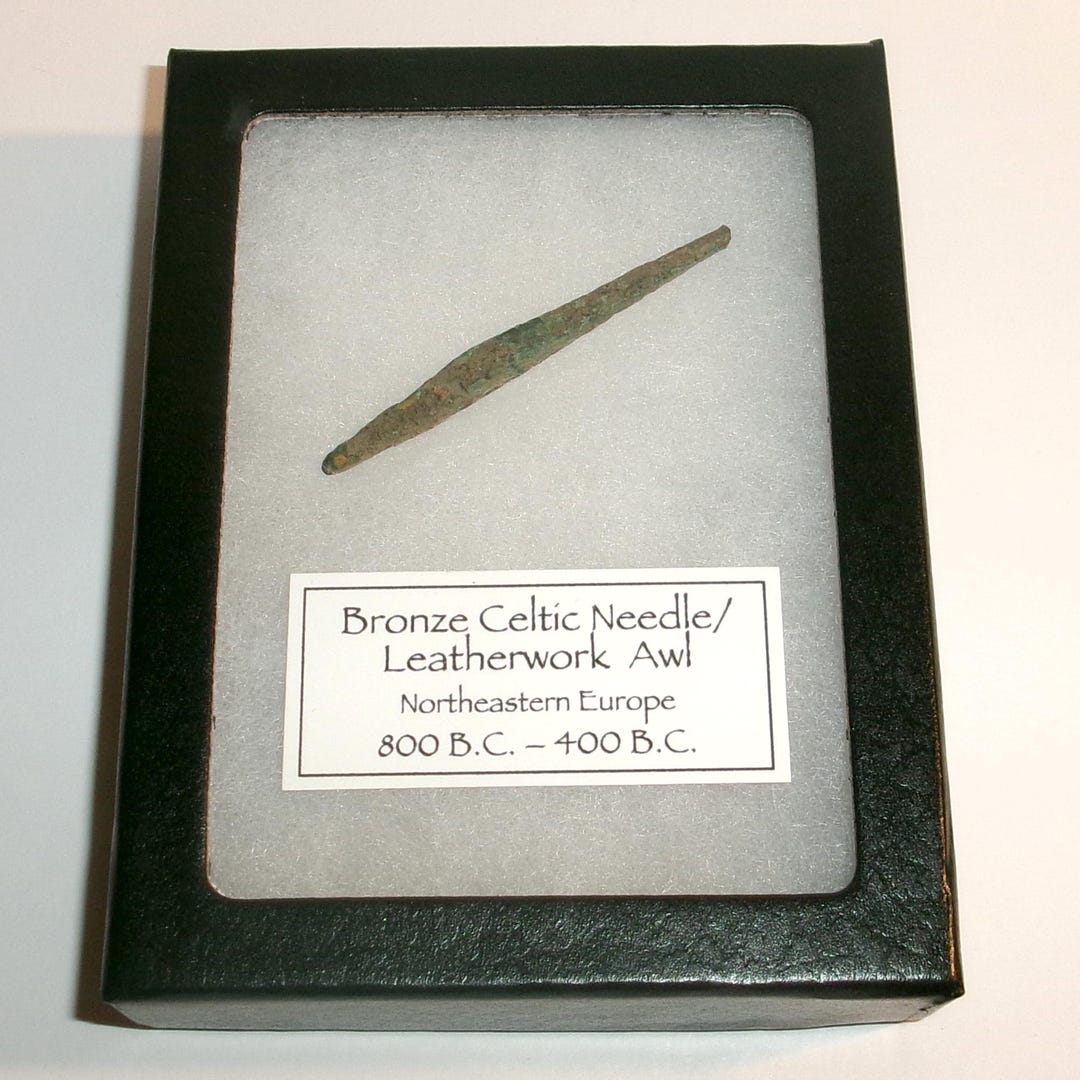 Celtic Bronze Needle Awl - Ancient Leather Tool Artifact | Metal ...