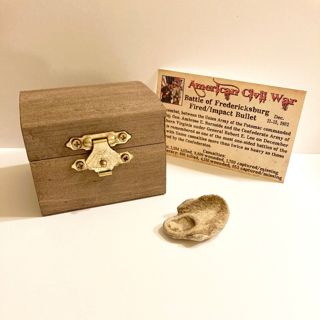 Civil War Bullet Fired Battle of Fredericksburg Relic FREE Shipping - Etsy