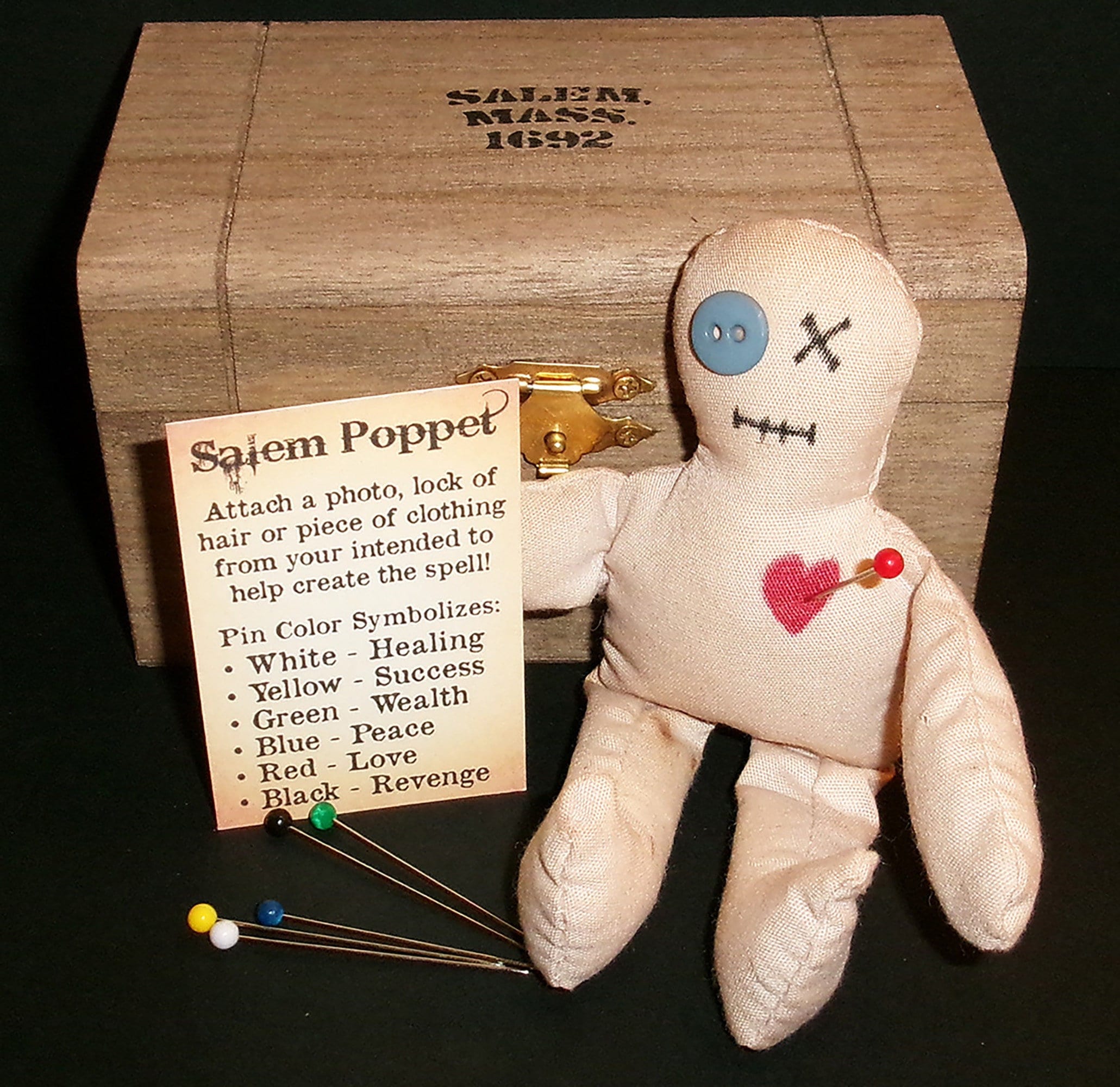 Salem Poppet With Striking Blue Eye 1692 Inspired Witchcraft - Etsy