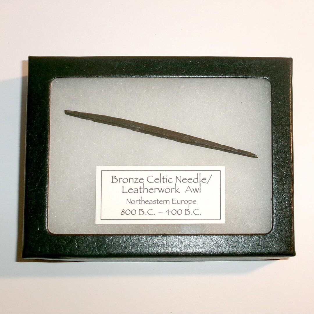 Celtic Bronze Needle Awl Ancient Leather Tool Artifact With Certificate ...