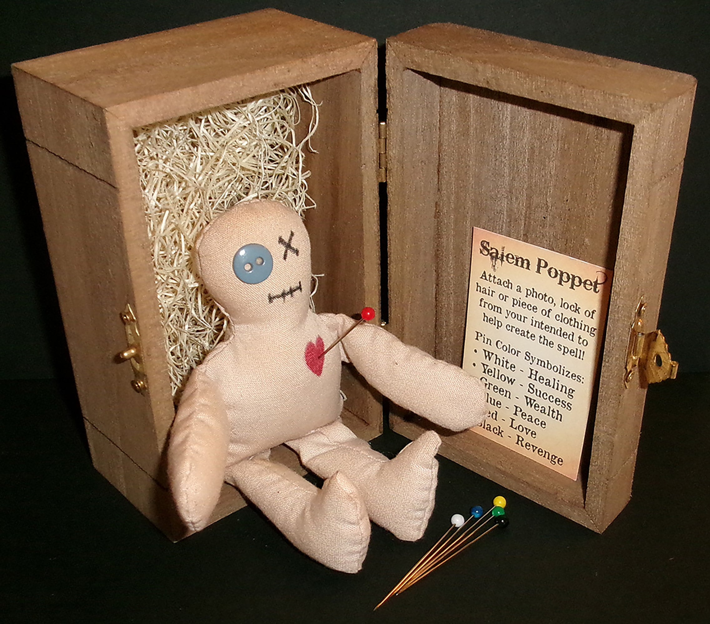 Salem Poppet With Striking Blue Eye 1692 Inspired Witchcraft - Etsy