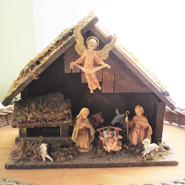 Nativity Creche - Etsy
