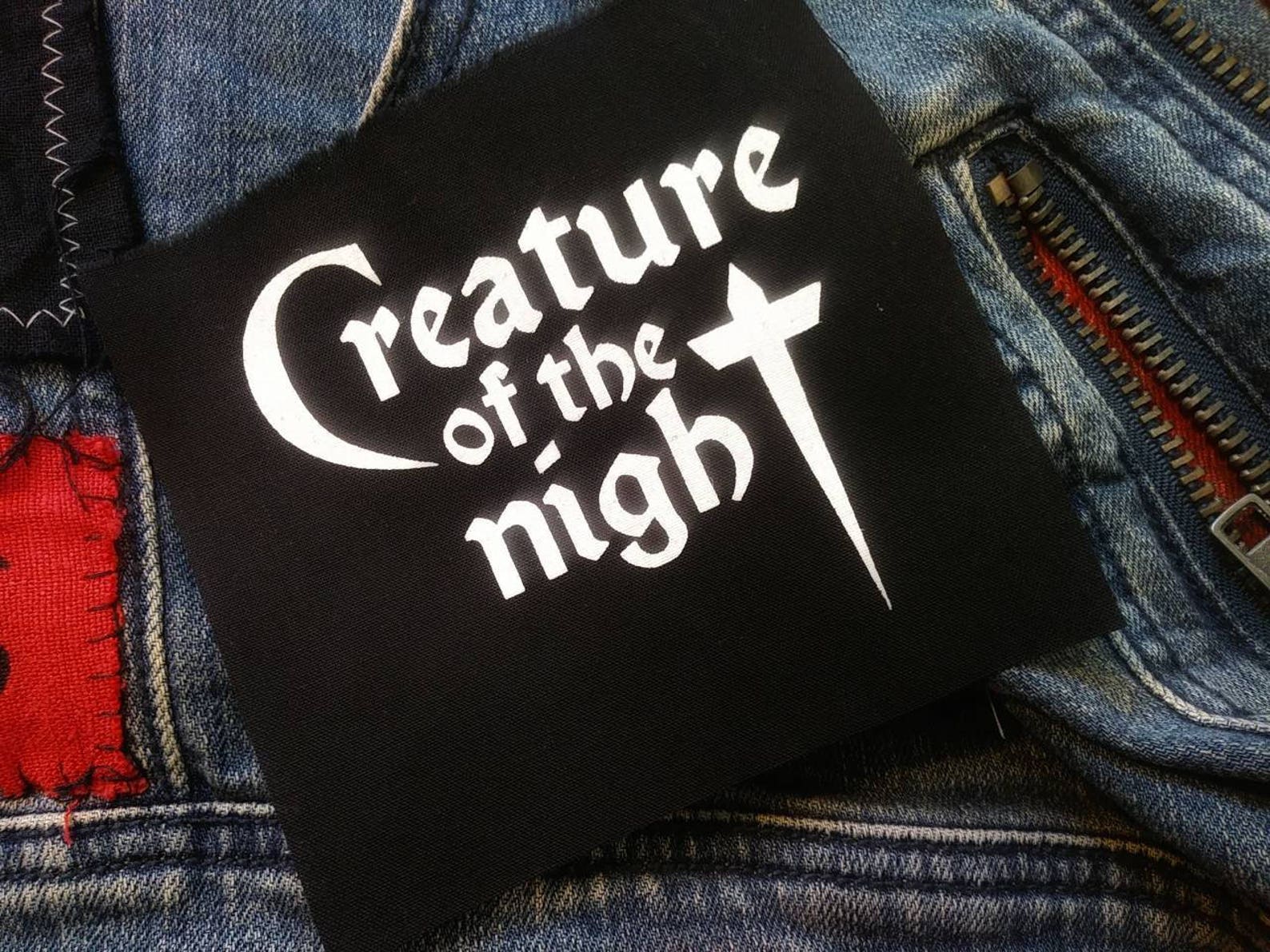 Creature of the Night Patch Goth Patch Gothic Patches for - Etsy