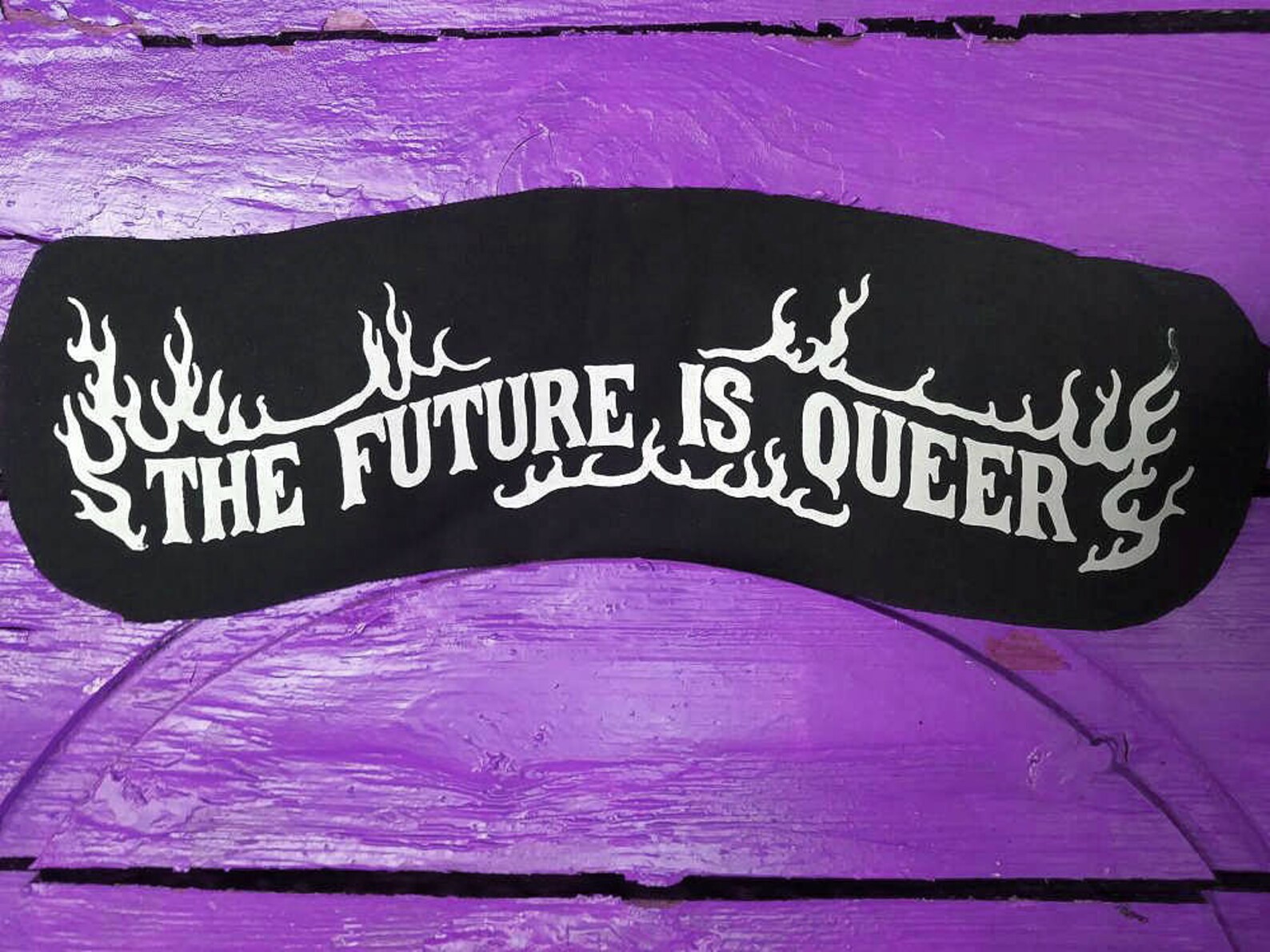 The Future is Queer Top Rocker Patch Queer Patch Queer Punk - Etsy UK