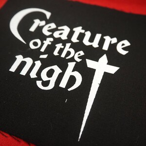 Creature of the Night Patch Goth Patch, Gothic Patches for Jackets ...