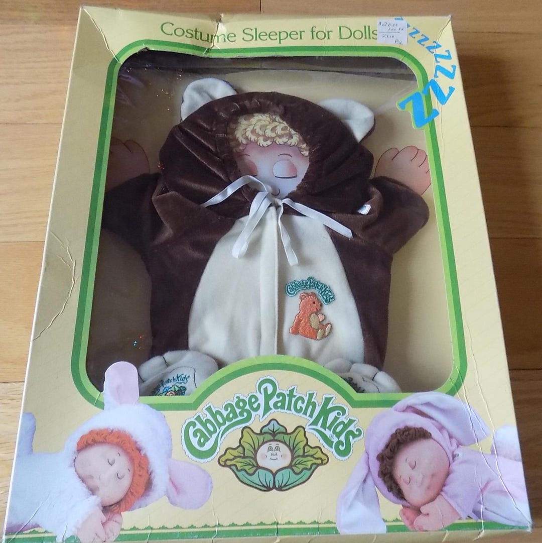 Cabbage Patch Kids CPK Doll Bear Costume Outfit Vintage NEW - Etsy