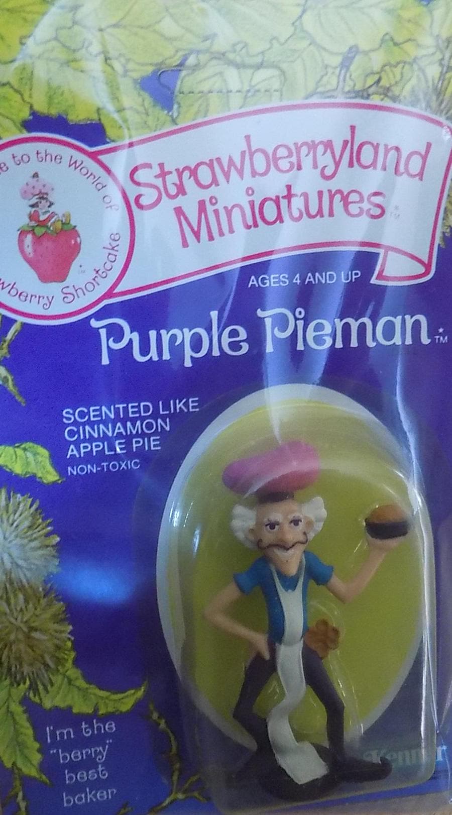 Vintage Strawberry Shortcake Purple Pieman Miniature: Sealed 1982 ...
