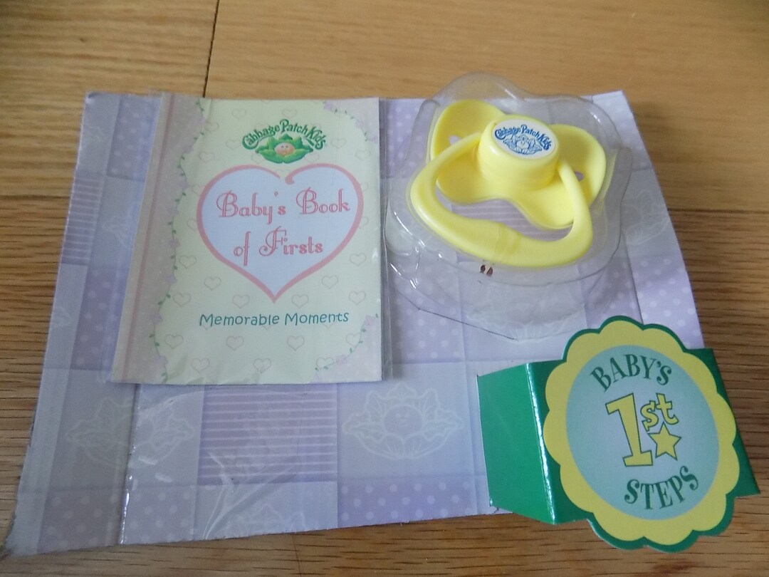 Cabbage Patch Kids Pacifier CPK Vintage Toys Dolls Clothing Outfit ...