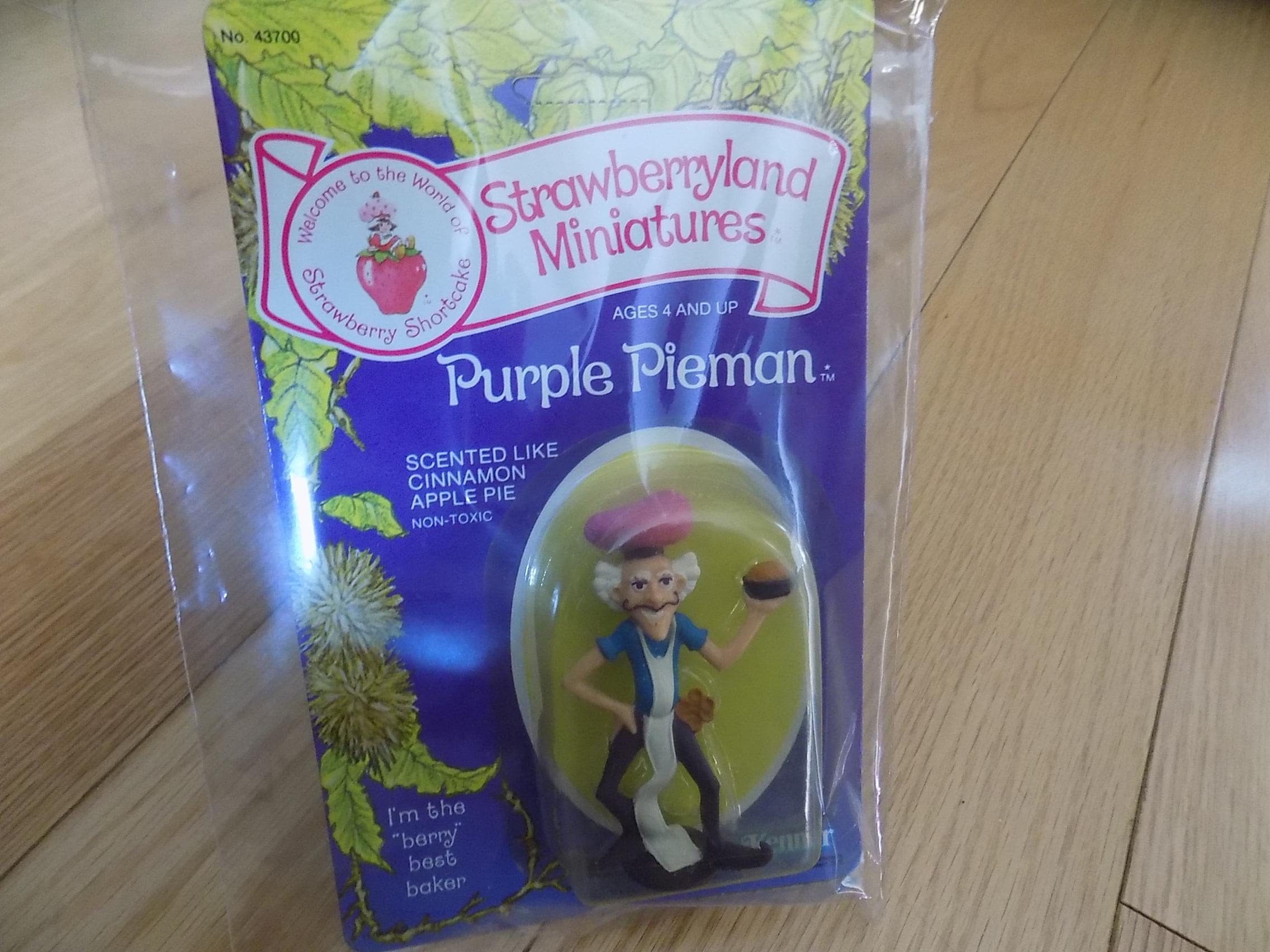 Vintage Strawberry Shortcake Purple Pieman Miniature: Sealed 1982 ...